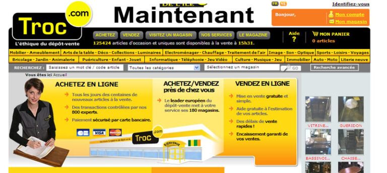 Troc de l'île devient Troc.com et mise sur le dépôt-vente virtuel