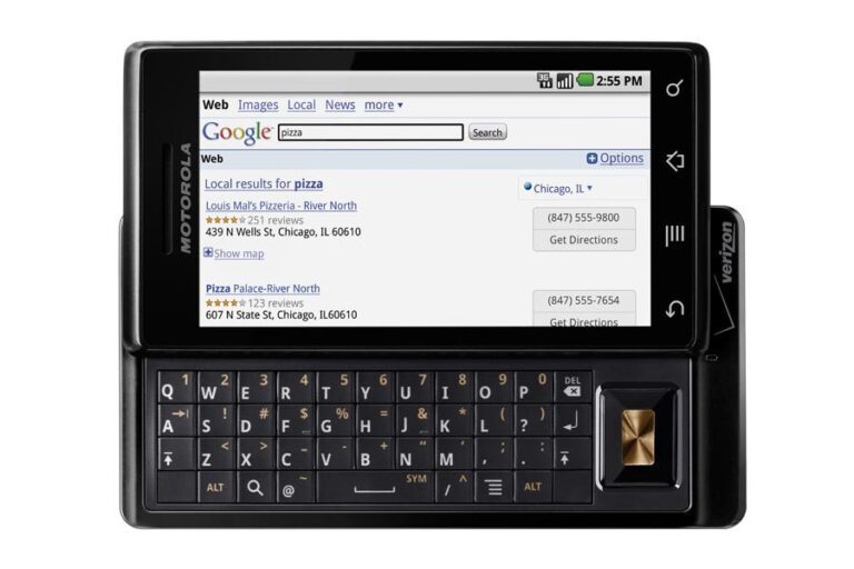 Motorola Droid - Fiche technique - 01net.com