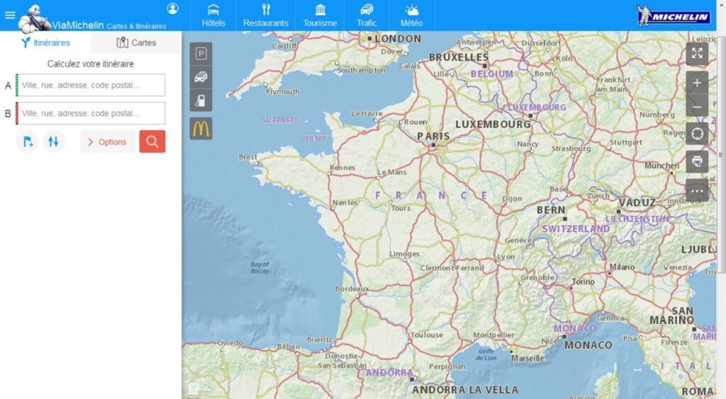 ViaMichelin revoit son appli de cartographie