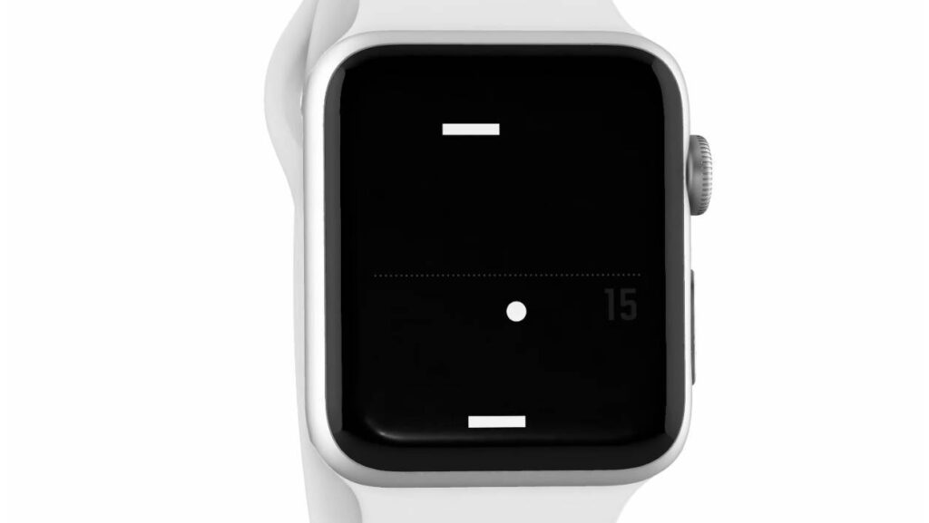 Une adaptation du mythique jeu Pong débarque sur l'Apple Watch