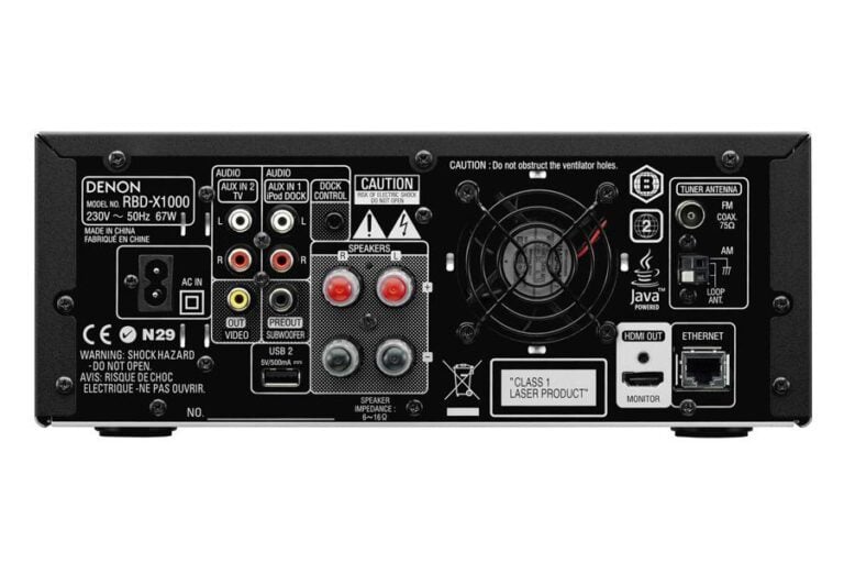 Denon RBD-X1000 - Fiche technique - 01net.com
