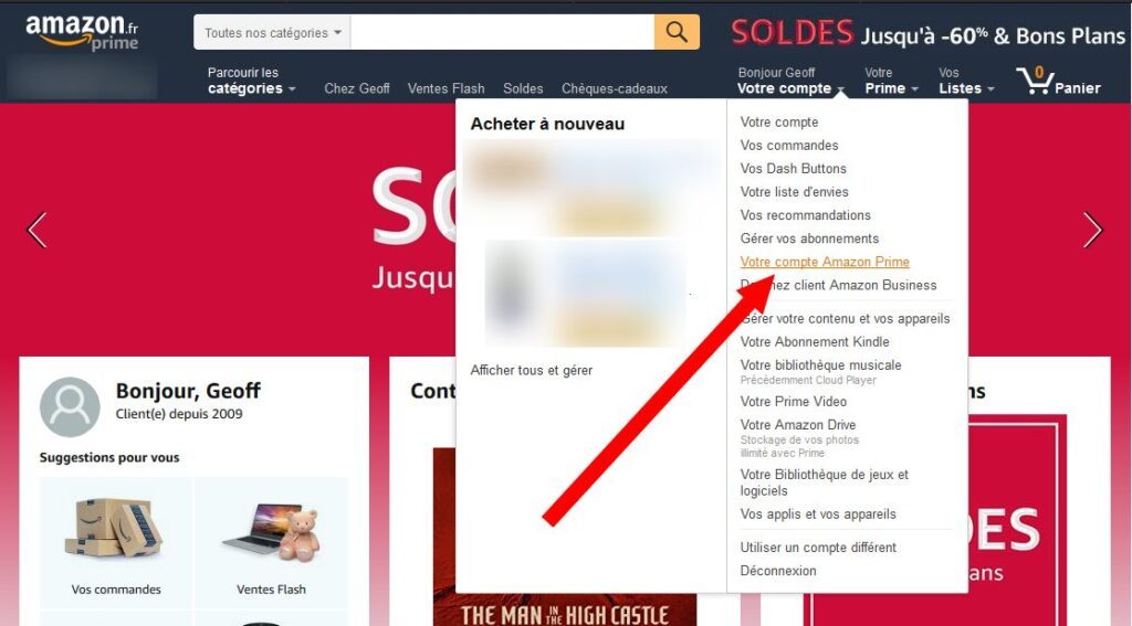 Comment partager son compte Amazon Prime avec un proche