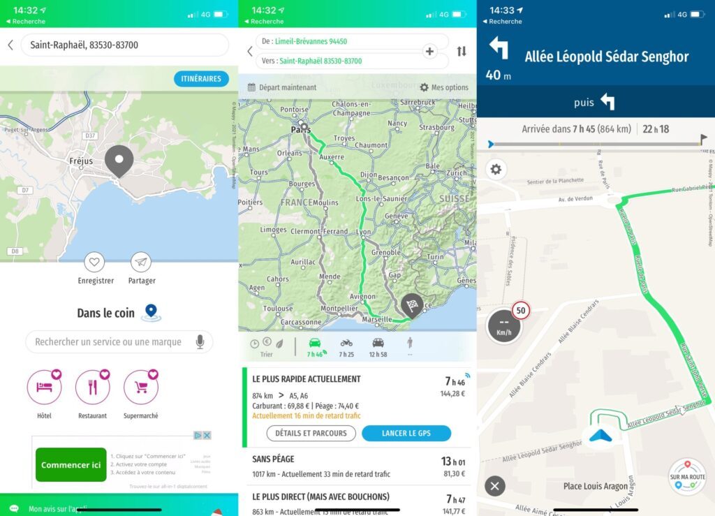 Les meilleures applications pour la route