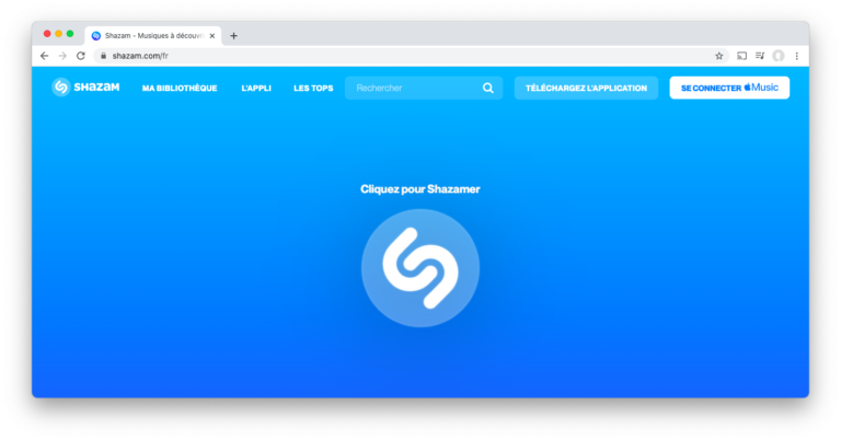 Vous pouvez désormais utiliser Shazam depuis le navigateur web de votre ...