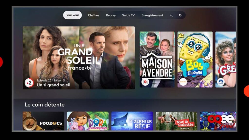 Free lance l'application OQEE sur iPhone et Apple TV pour que regarder ...