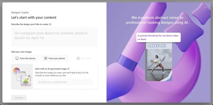 Microsoft Designer : comment générer des créations graphiques à l'aide ...