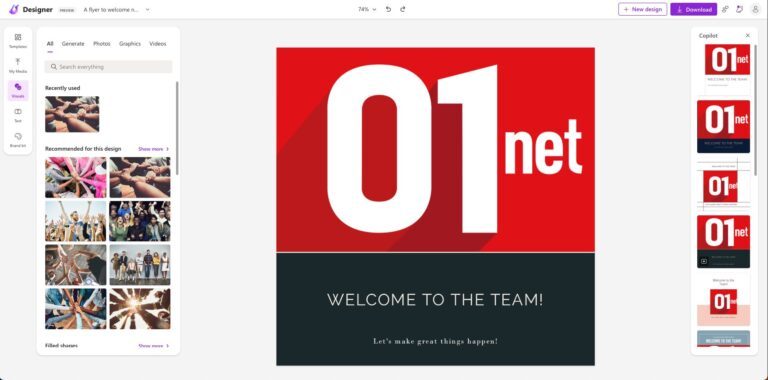 Microsoft Designer : comment générer des créations graphiques à l'aide ...