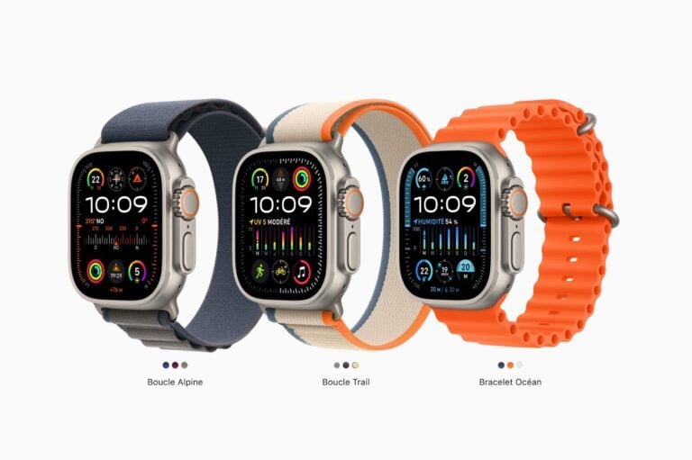Comparatif Apple Watch Ultra 2 contre Huawei Watch Fit 5 Pro - 01net.com