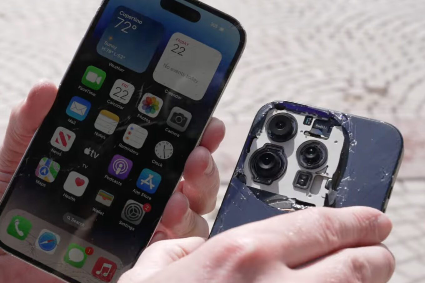 Malgré le titane, l'iPhone 15 Pro craint davantage les chutes