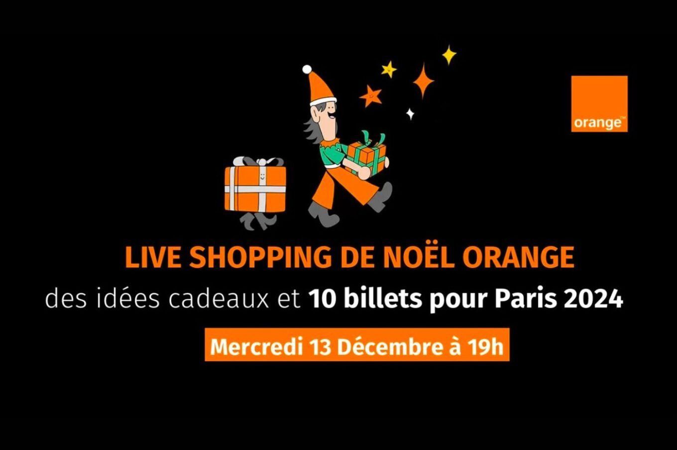 Lors de son Live Shopping, Orange vous aide à trouver le cadeau de Noël ...