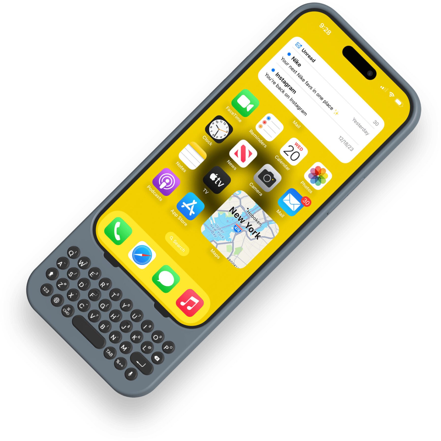 L'étui Clicks ajoute un vrai clavier physique à l'iPhone
