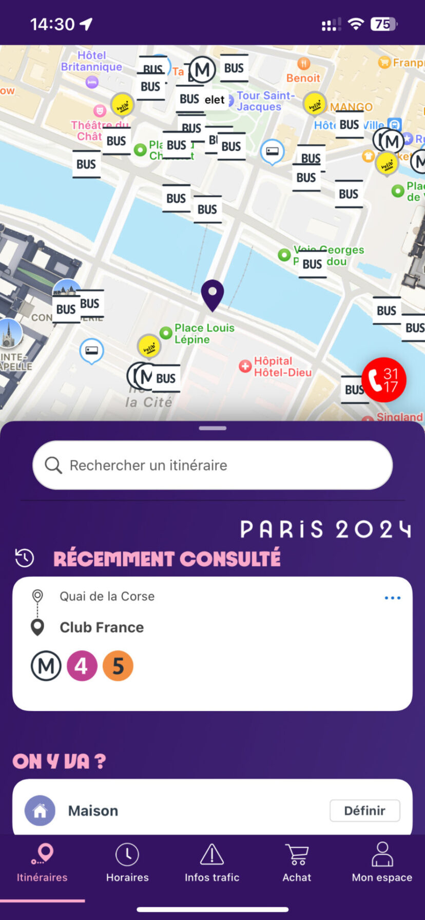 Transport Public Paris 2024 : l'app de transport pour les JO est en ligne
