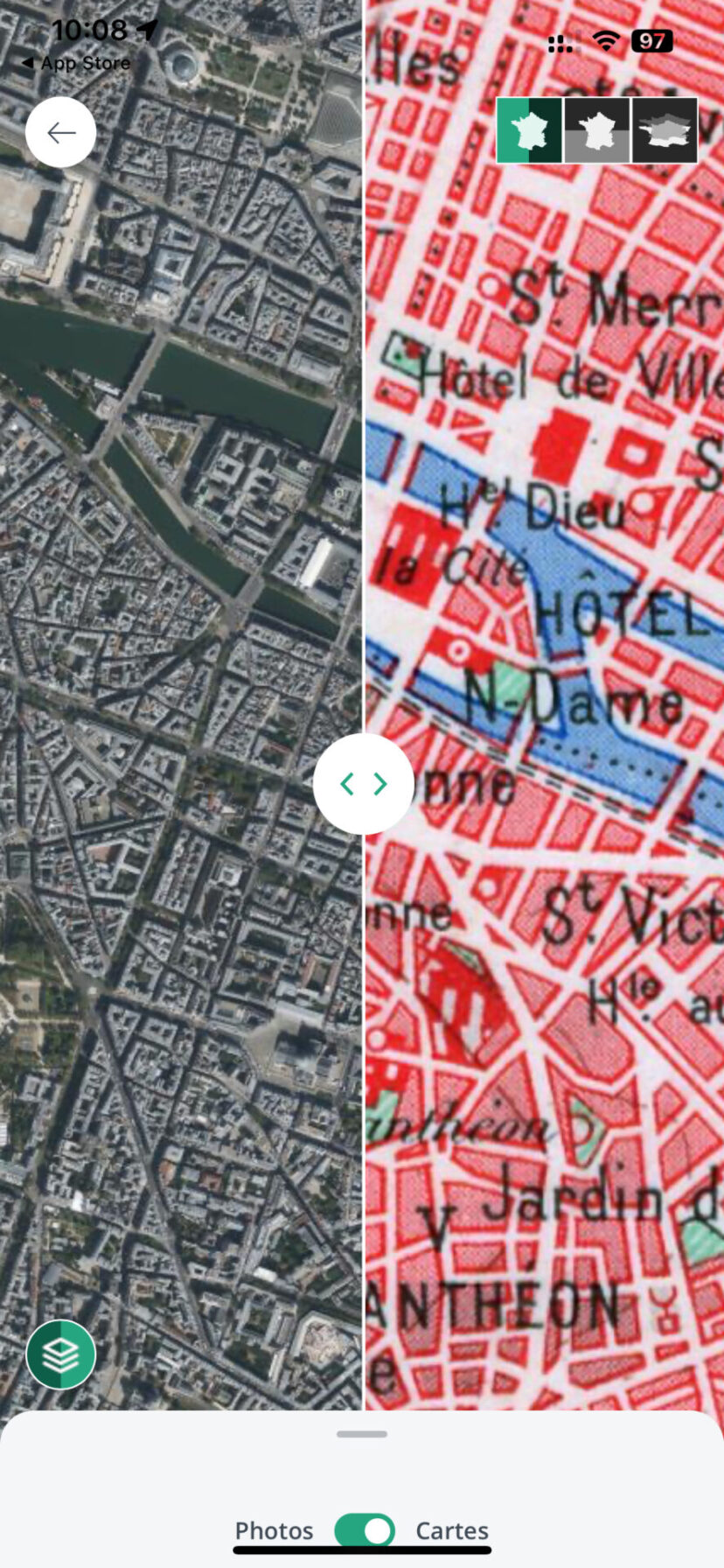 Nouvelle app Cartes IGN : la machine à remonter le temps des territoires