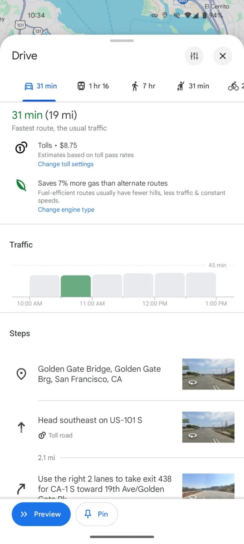 La nouvelle interface de Google Maps fait son apparition
