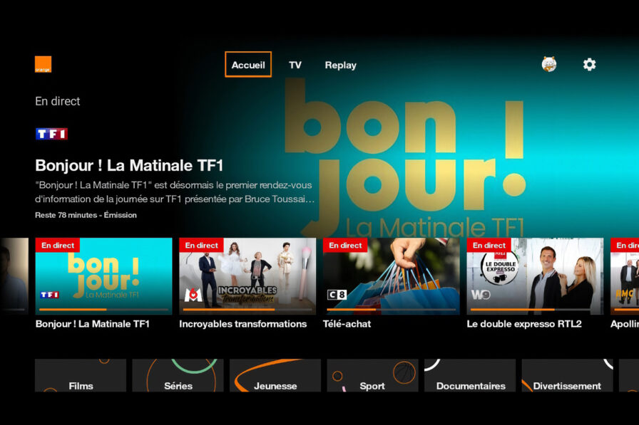 L'app Orange TV enfin disponible sur Apple TV et Android TV