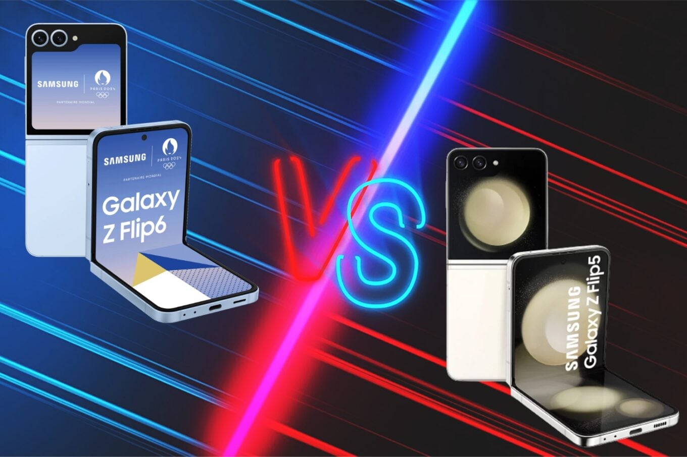 Samsung Galaxy Z Flip 6 vs Galaxy Z Flip 5 : faut-il craquer pour la ...