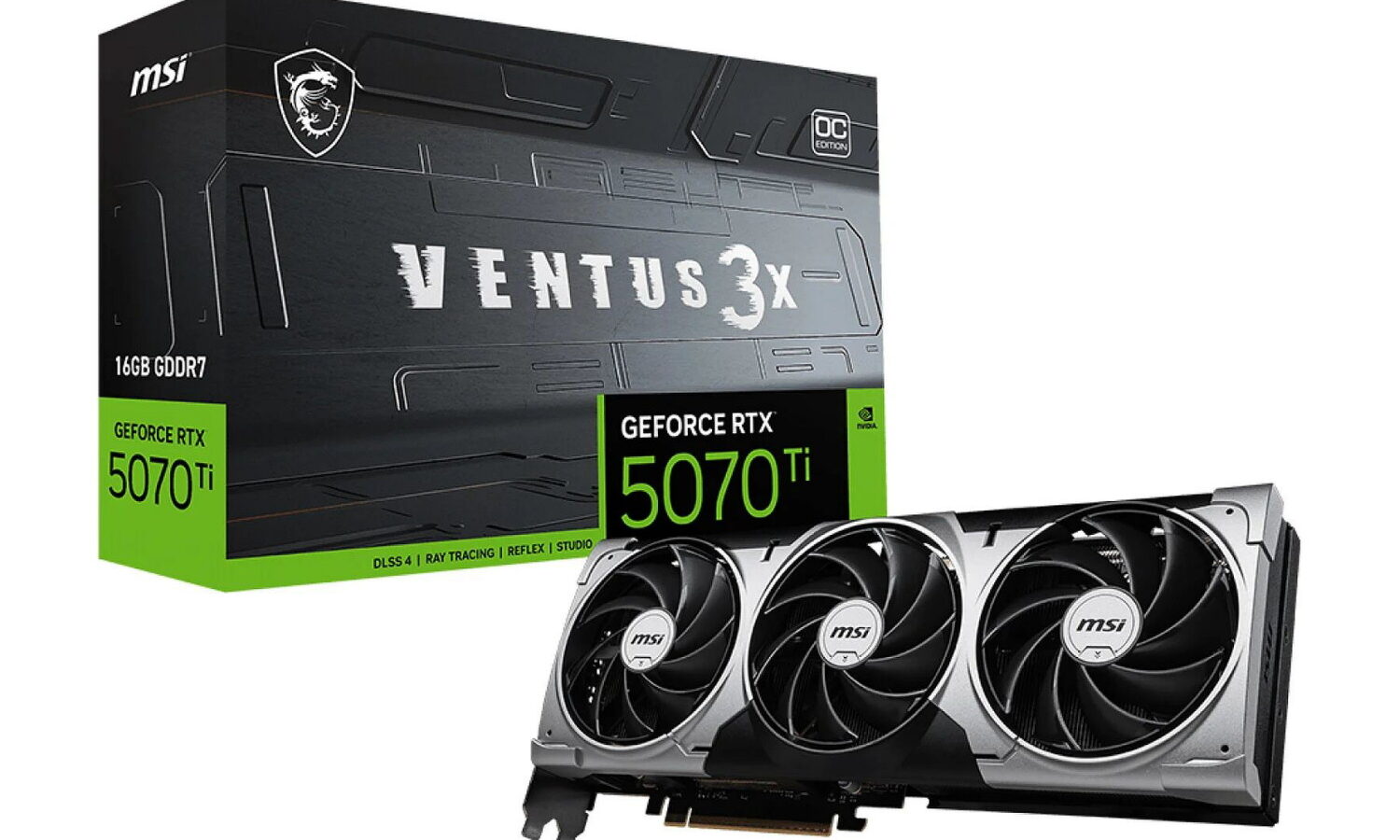 Comparatif MSI RTX 5070 Ti Ventus 3X OC contre Intel Arc B570 - 01net.com