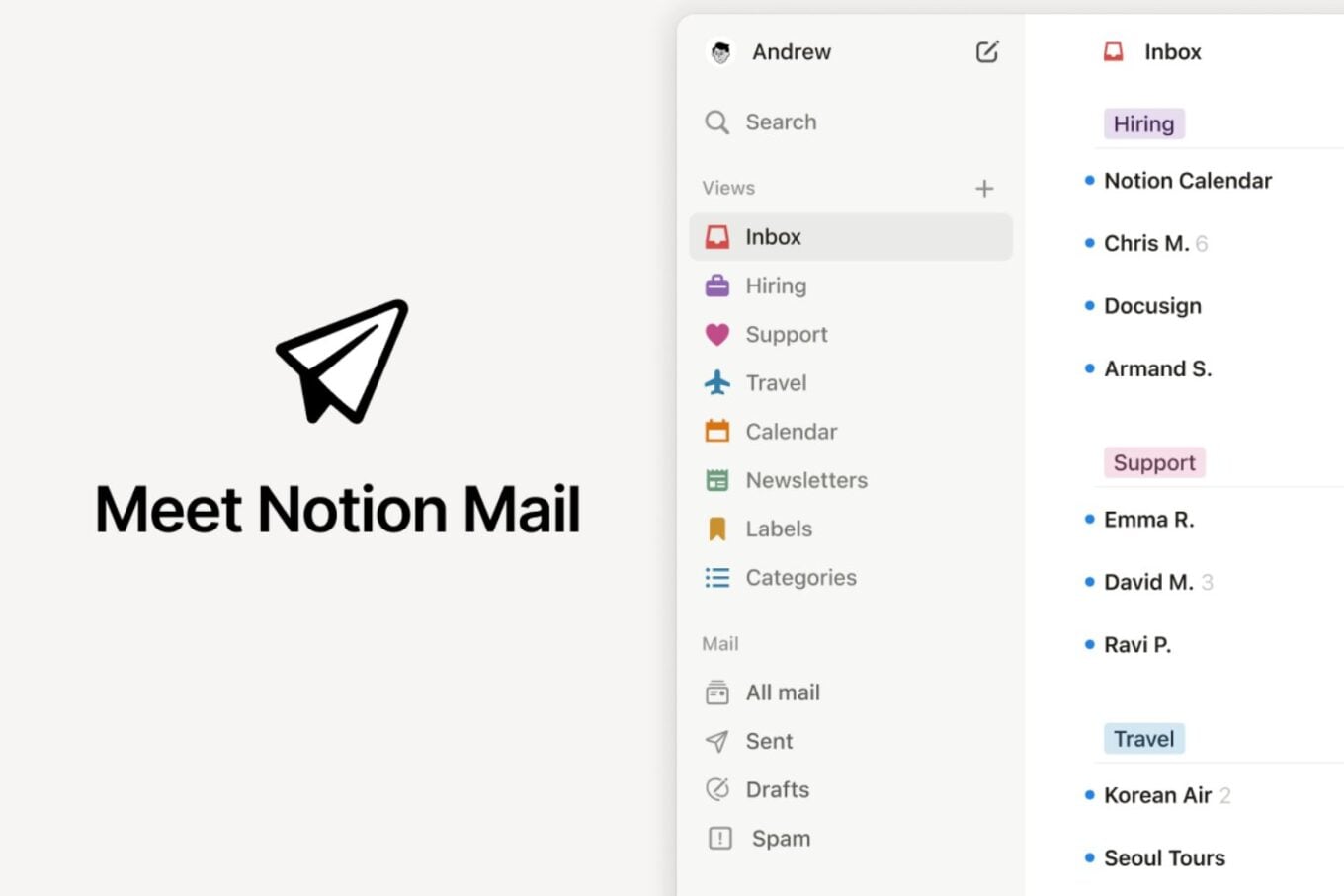 Notion Mail : l'alternative à Gmail dopée à l'IA est enfin disponible