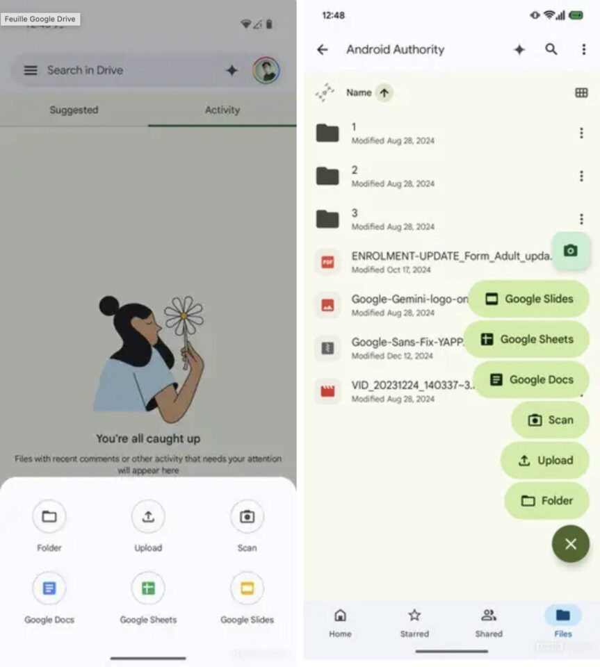 Google Drive a un nouveau bouton d'action qui fait toute la différence