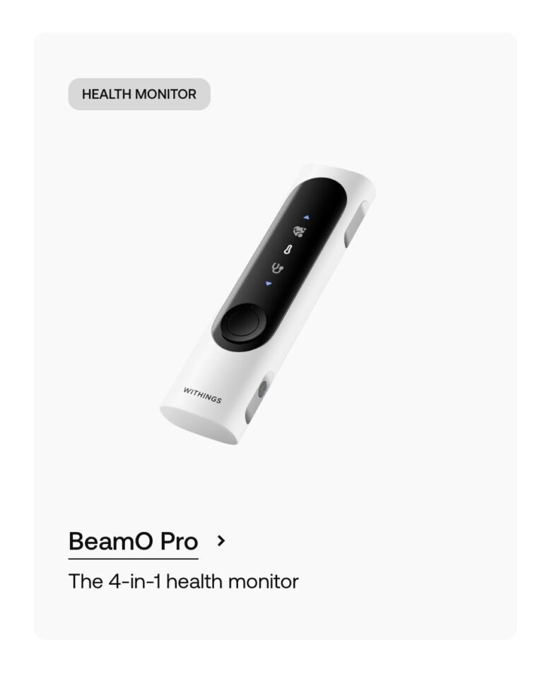 Test Withings BeamO : notre avis sur l'outil santé 4-en-1