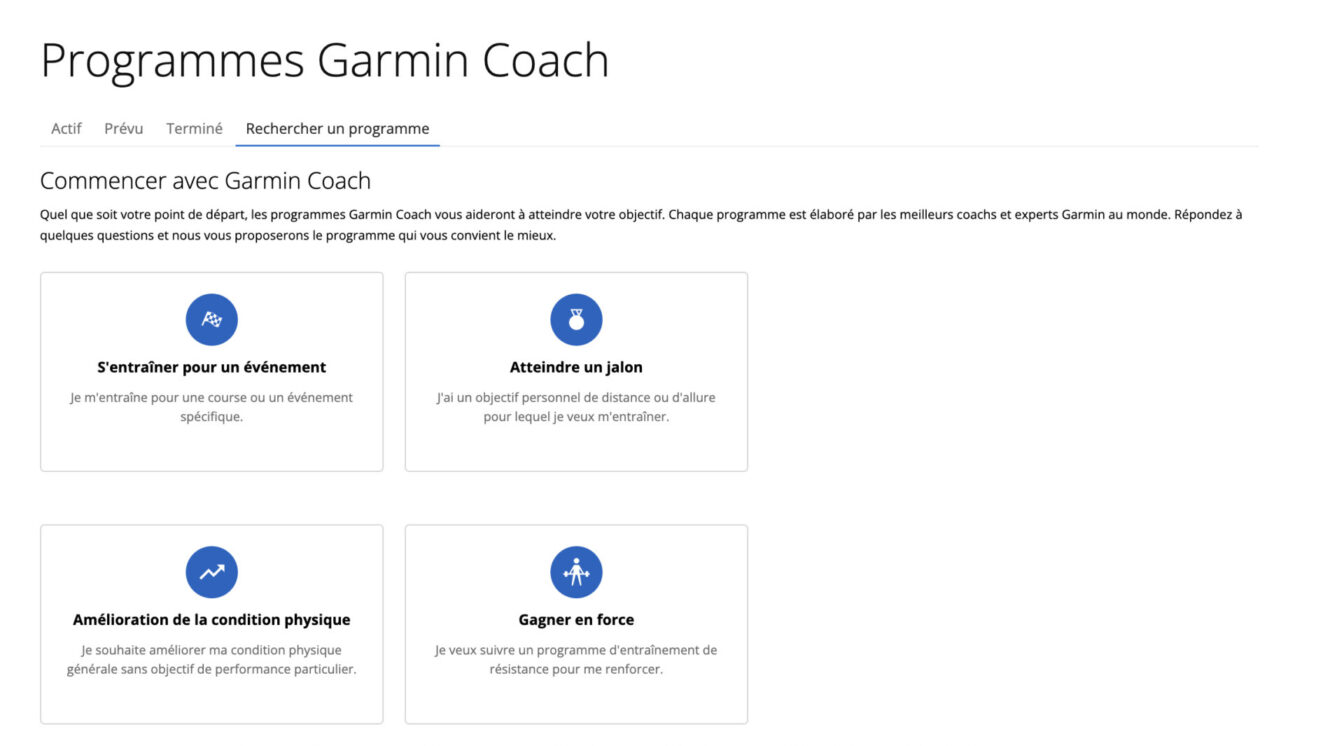 Comment créer un plan d’entraînement sur sa montre Garmin