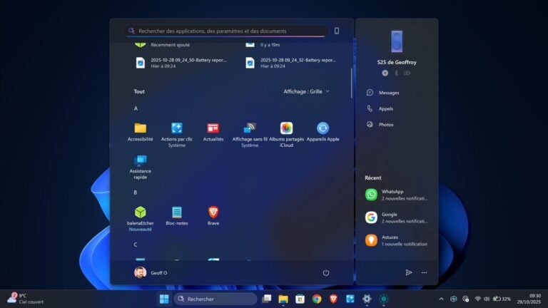 Windows 11 : la dernière mise à jour inaugure un nouveau menu Démarrer ...
