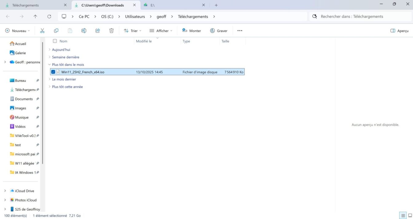 Windows 11 : comment créer une image disque ISO d'installation allégée
