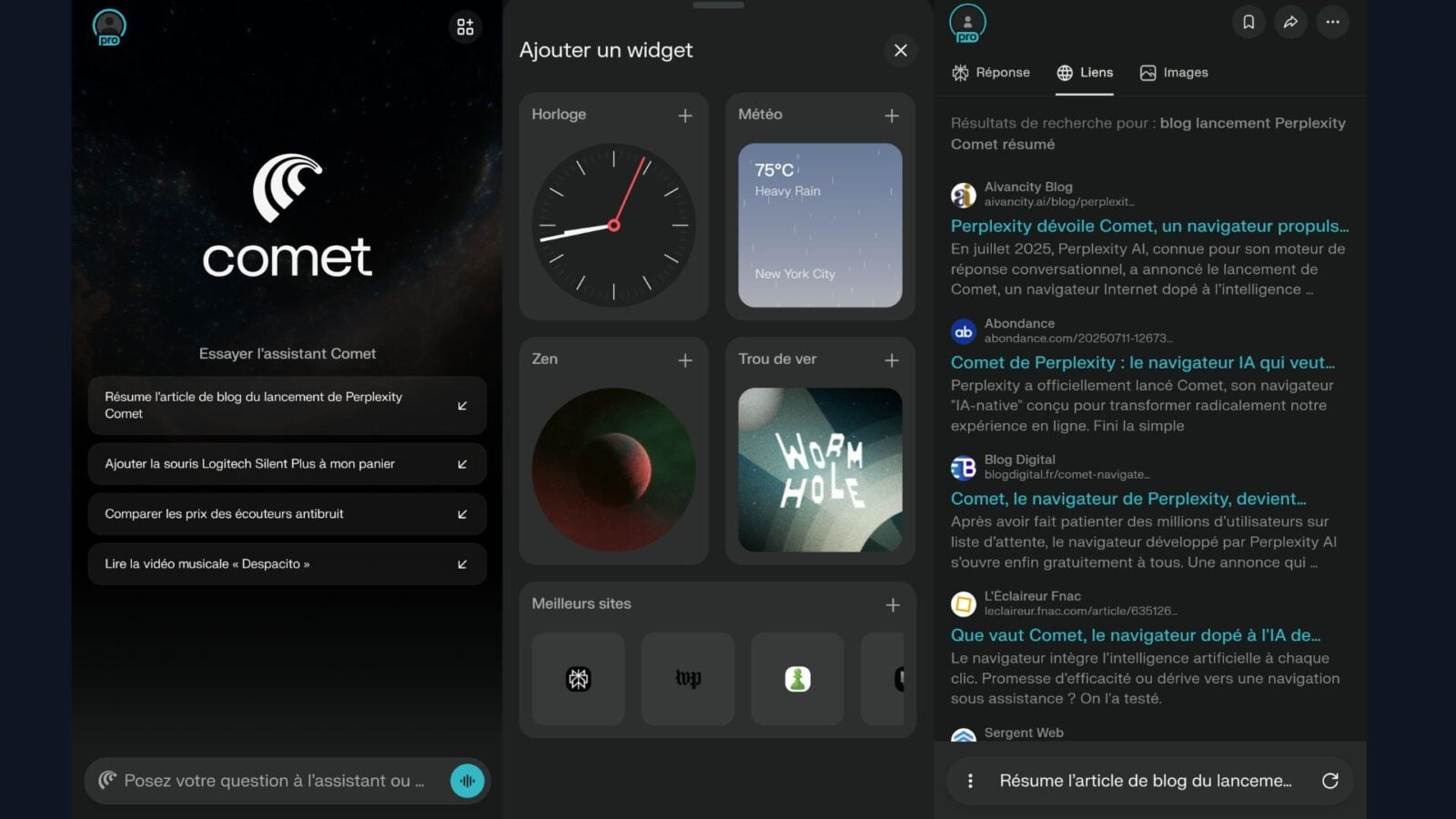 Comet, le navigateur IA de Perplexity, arrive sur votre smartphone