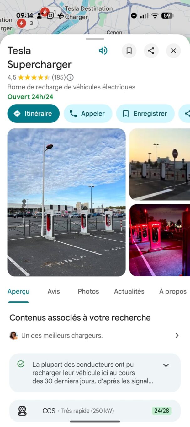 Google Maps et Tesla viennent de simplifier les voyages en voiture ...