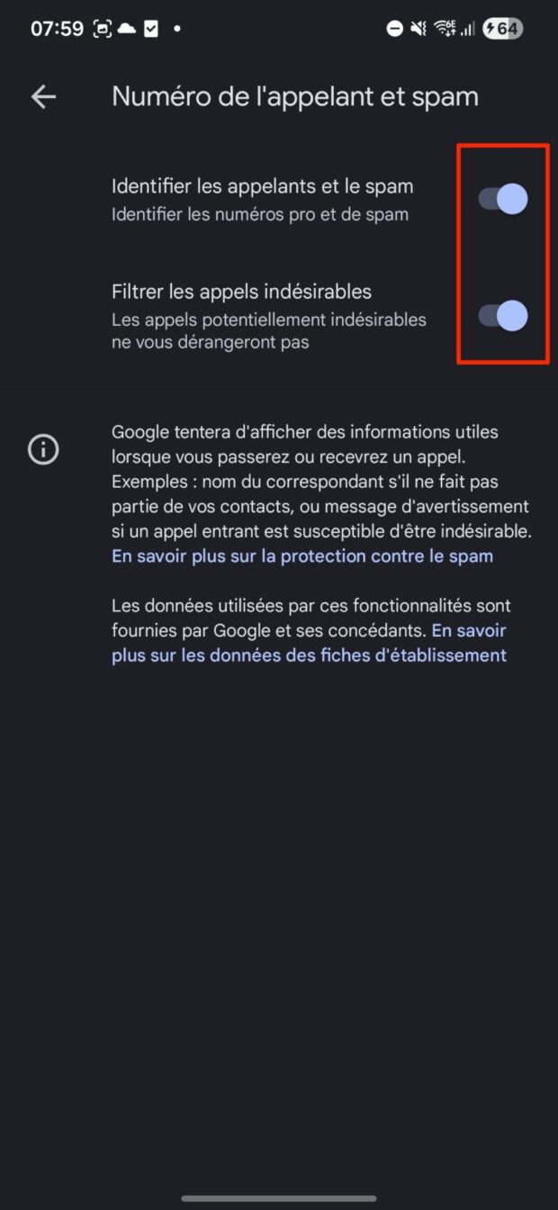 Android : comment bloquer les appels indésirables et les numéros masqués