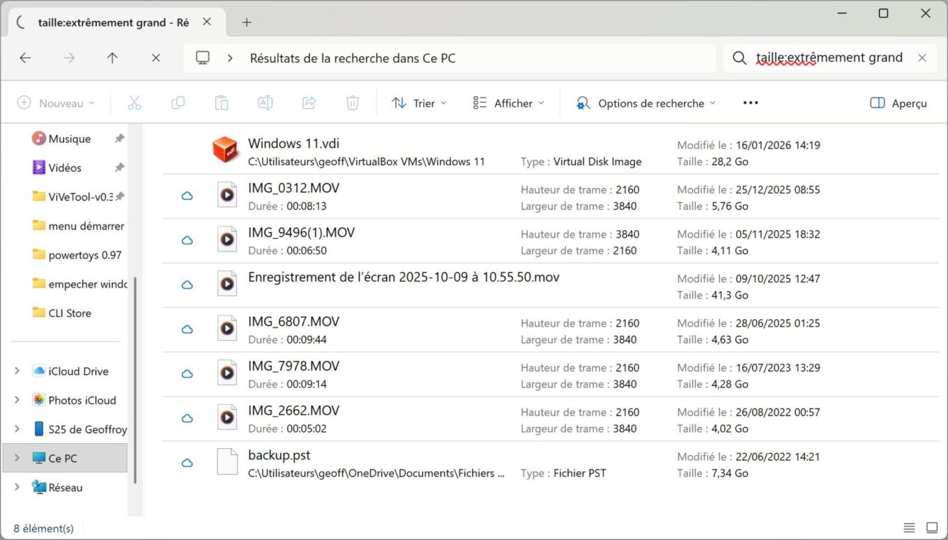 Windows 11 : comment trouver et supprimer les fichiers les plus gros ...