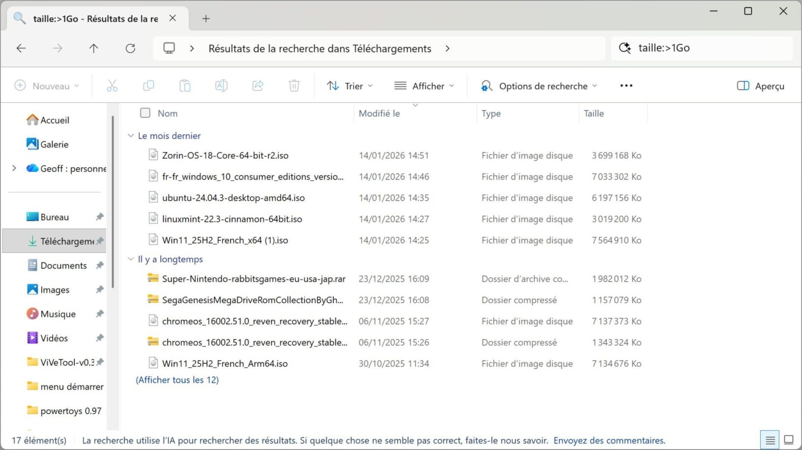 Windows 11 : comment trouver et supprimer les fichiers les plus gros ...