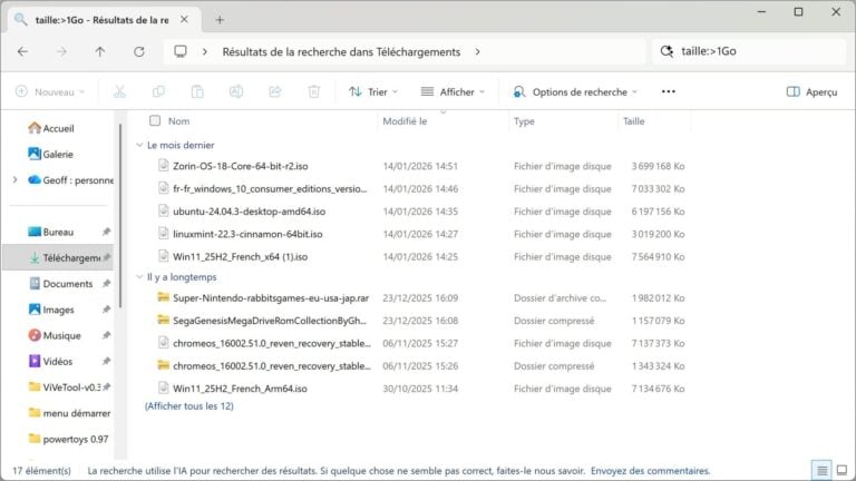 Windows 11 : comment trouver et supprimer les fichiers les plus gros ...
