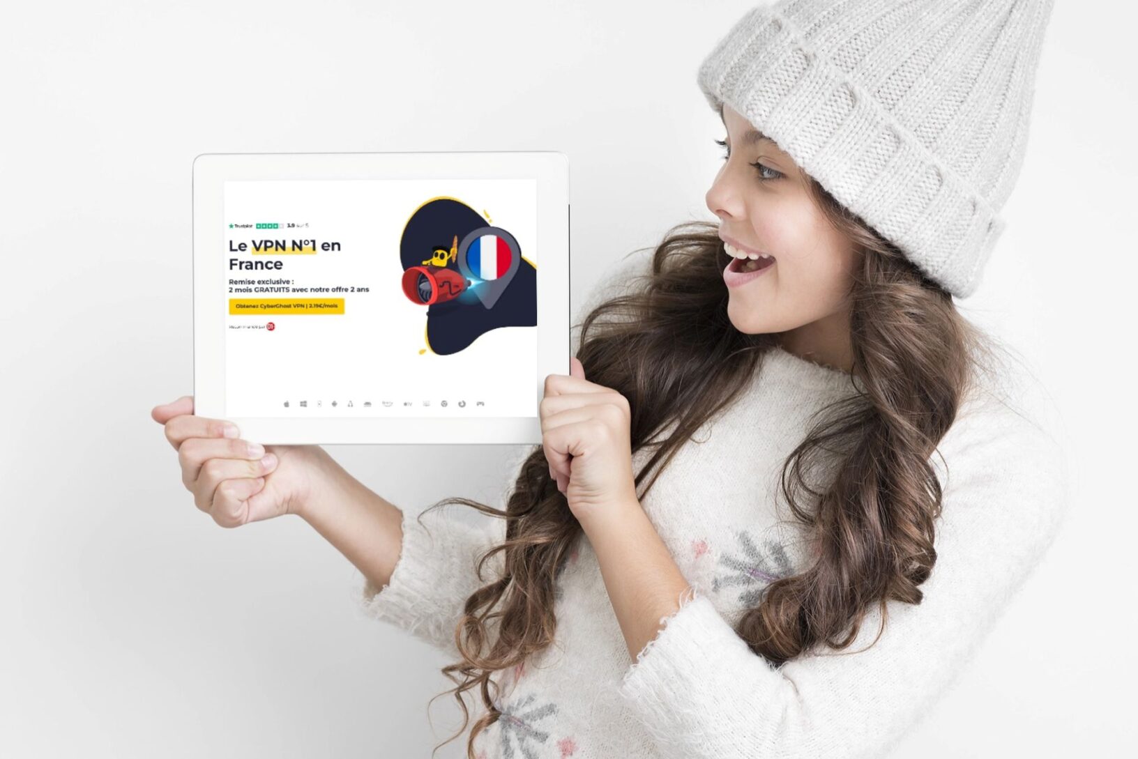 À 2,19 € par mois avec 45 jours pour tester, c'est le VPN premium qu'on ...