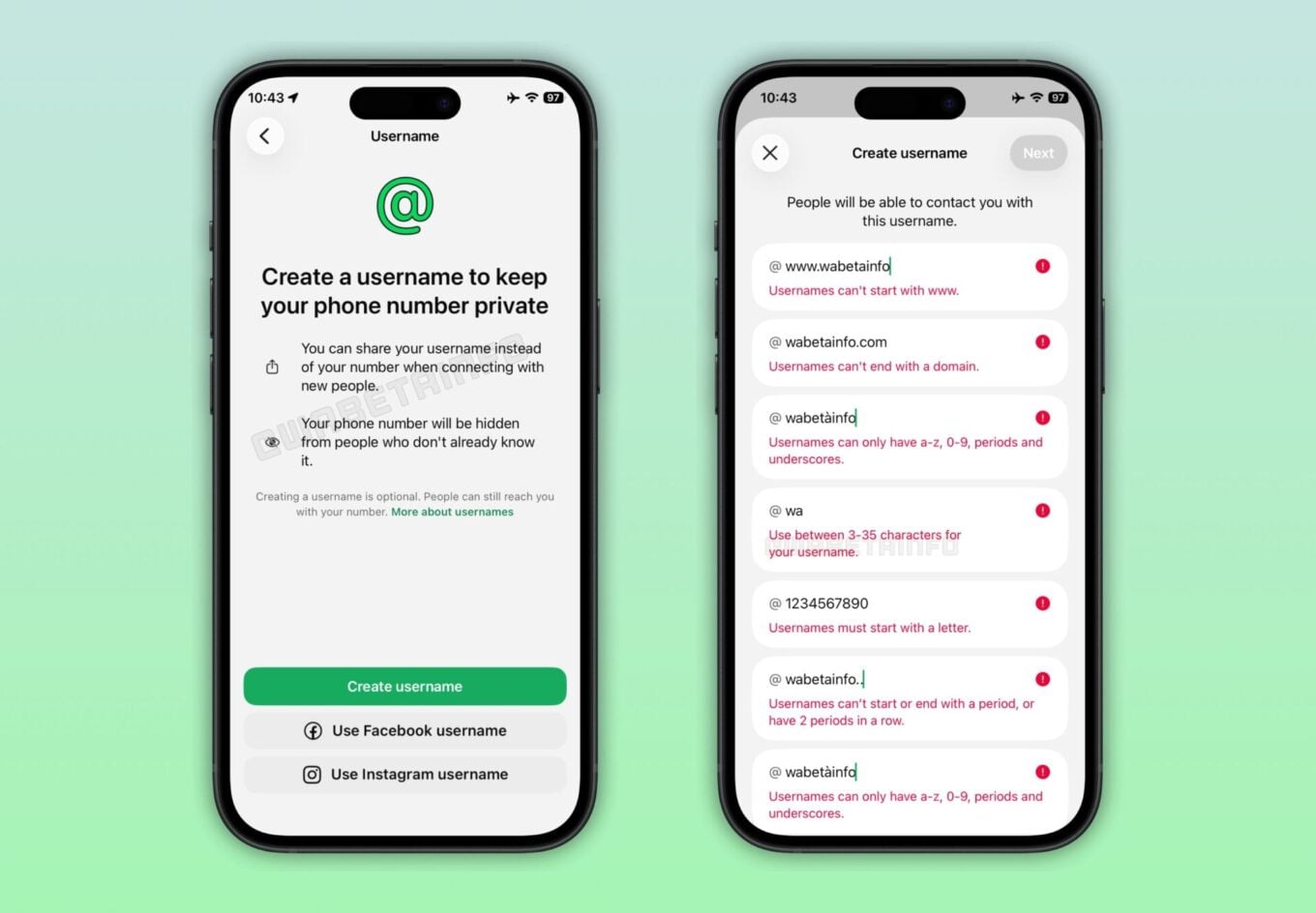 WhatsApp : les noms d’utilisateurs arrivent bientôt et devront être ...