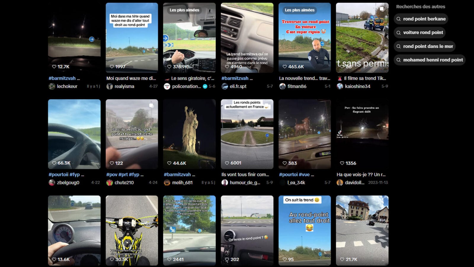 TikTok : la « trend » du rond-point fait des dégâts, un conducteur pris ...