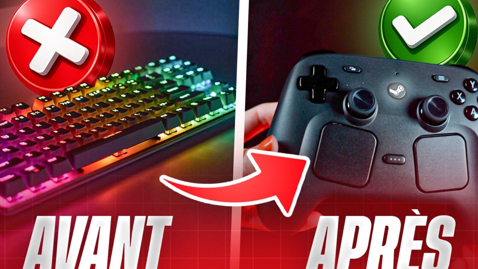 J'ai remplacé mon clavier et ma souris par cette manette et je ne ...