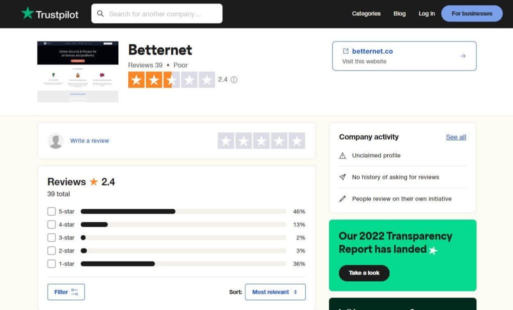 Betternet VPN Review 2026: See Why You Should AVOID It
