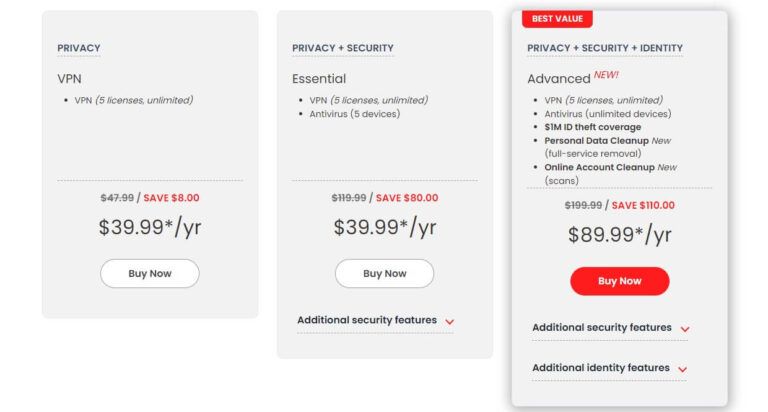 McAfee VPN vs NordVPN Comparison for 2025 [9 TESTS]