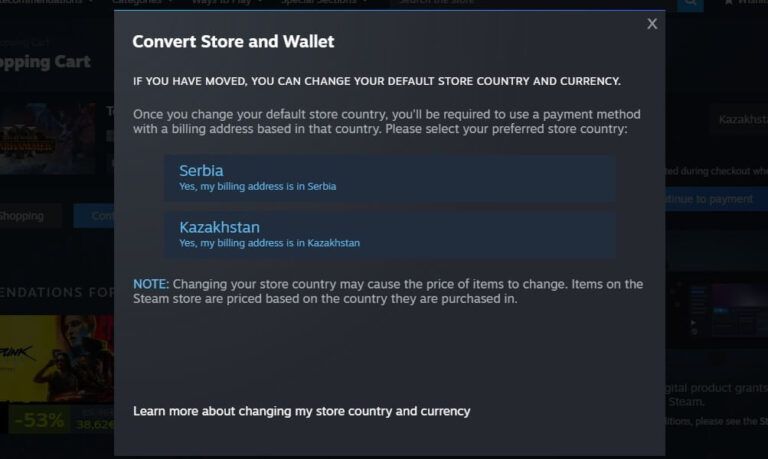How to Change Steam Region? Change Steam Country in 2026
