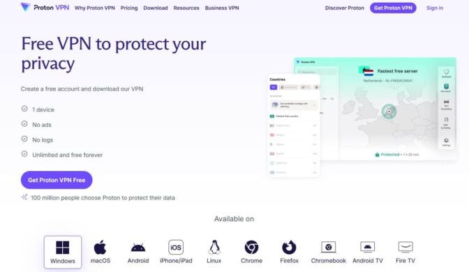 Best Free Internet VPN Services with Unlimited Data in 2026