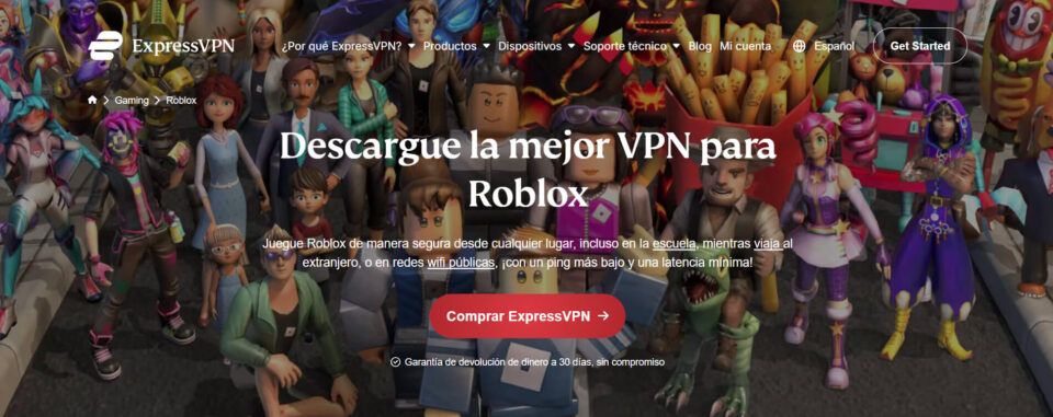 Mejores VPN para Roblox en 2026 (Accede desde cualquier lugar)