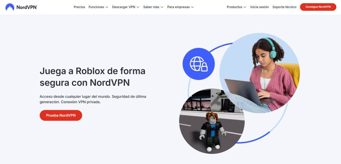 Mejores VPN para Roblox en 2026 (Accede desde cualquier lugar)