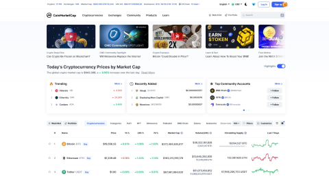 Télécharger CoinMarketCap pour Web, iOS, Android - Telecharger.com