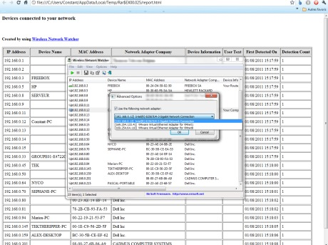 Télécharger Wireless Network Watcher pour Windows, Web - Telecharger.com
