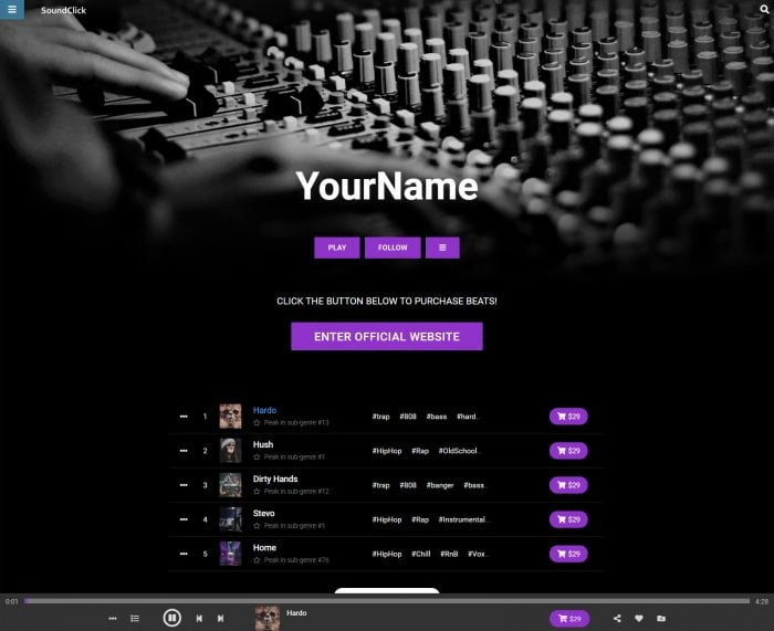 Télécharger SoundClick pour Web - Telecharger.com